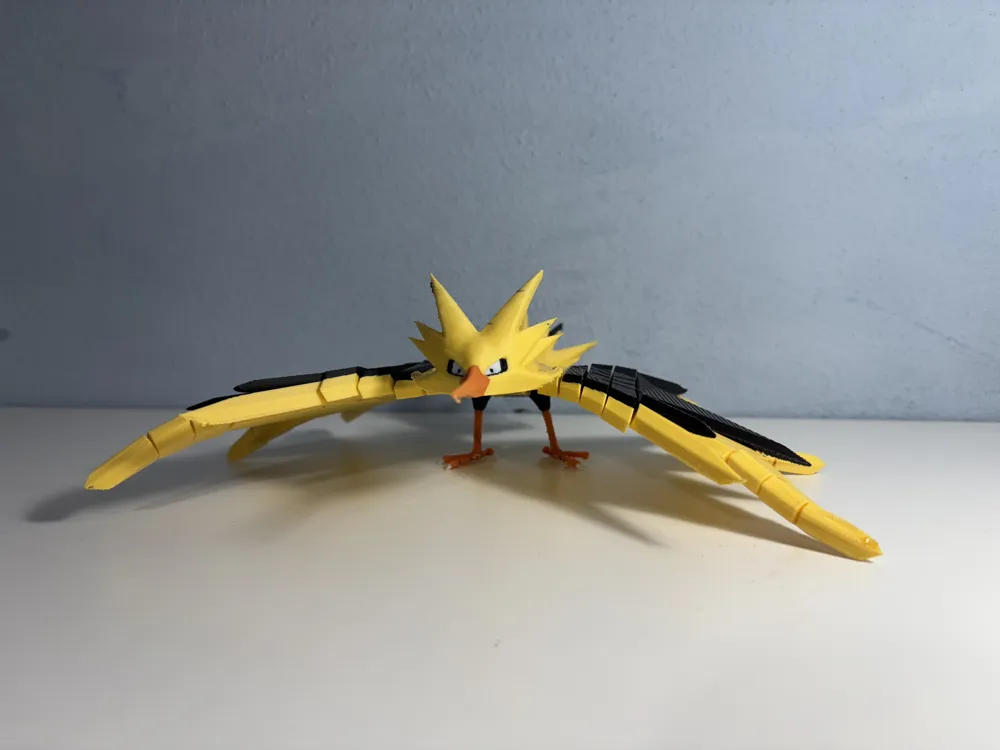 Flexi Zapdos (Pokemon) - Free 3D Print Model - MakerWorld
