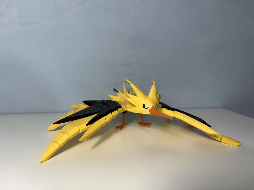 Flexi Zapdos (Pokemon) - Free 3D Print Model - MakerWorld