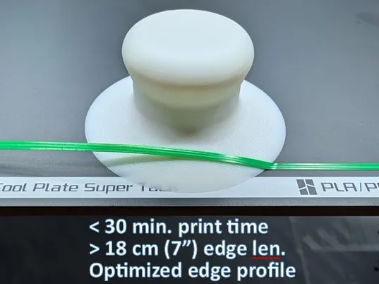 Compact Round Bed Scraper - Free 3D Print Model - MakerWorld