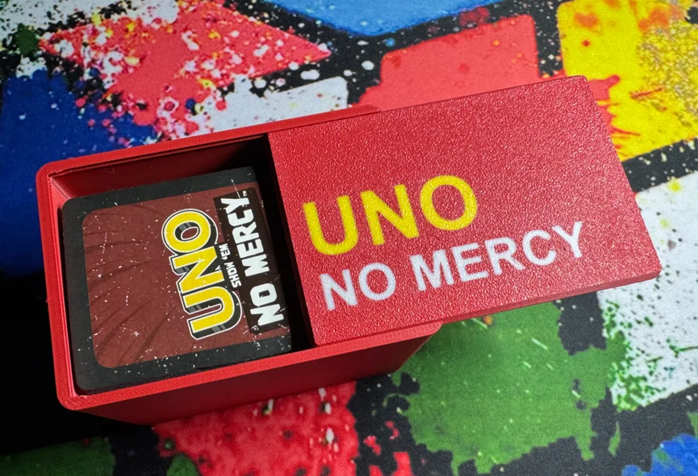 UNO No Mercy Box Lid by SFAdam MakerWorld: Download Free 3D Models