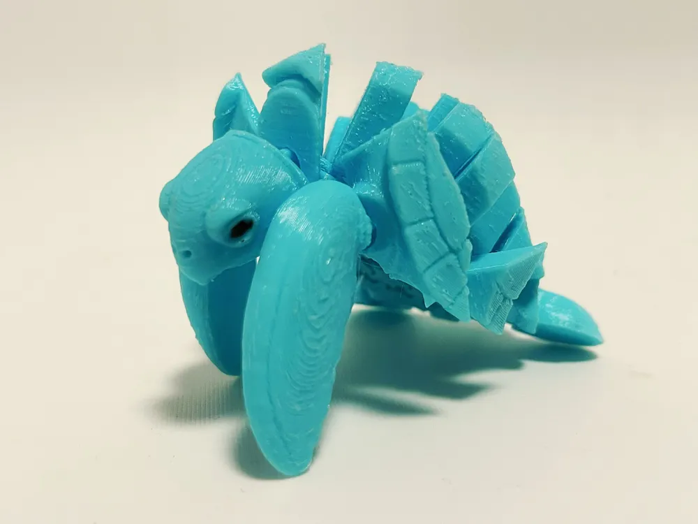Flexible Articulated Turtle by ASTAR MakerWorld: Download Free 3D Models