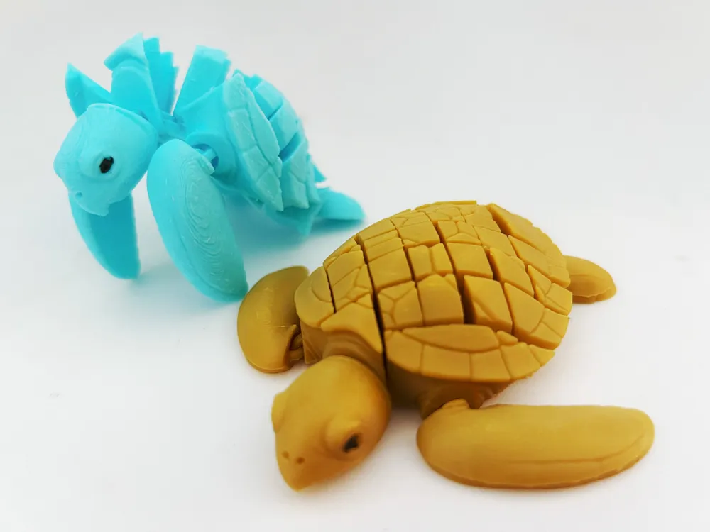 Flexible Articulated Turtle by ASTAR MakerWorld: Download Free 3D Models