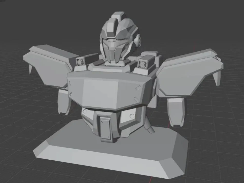 Robot Bust by 2887. - MakerWorld