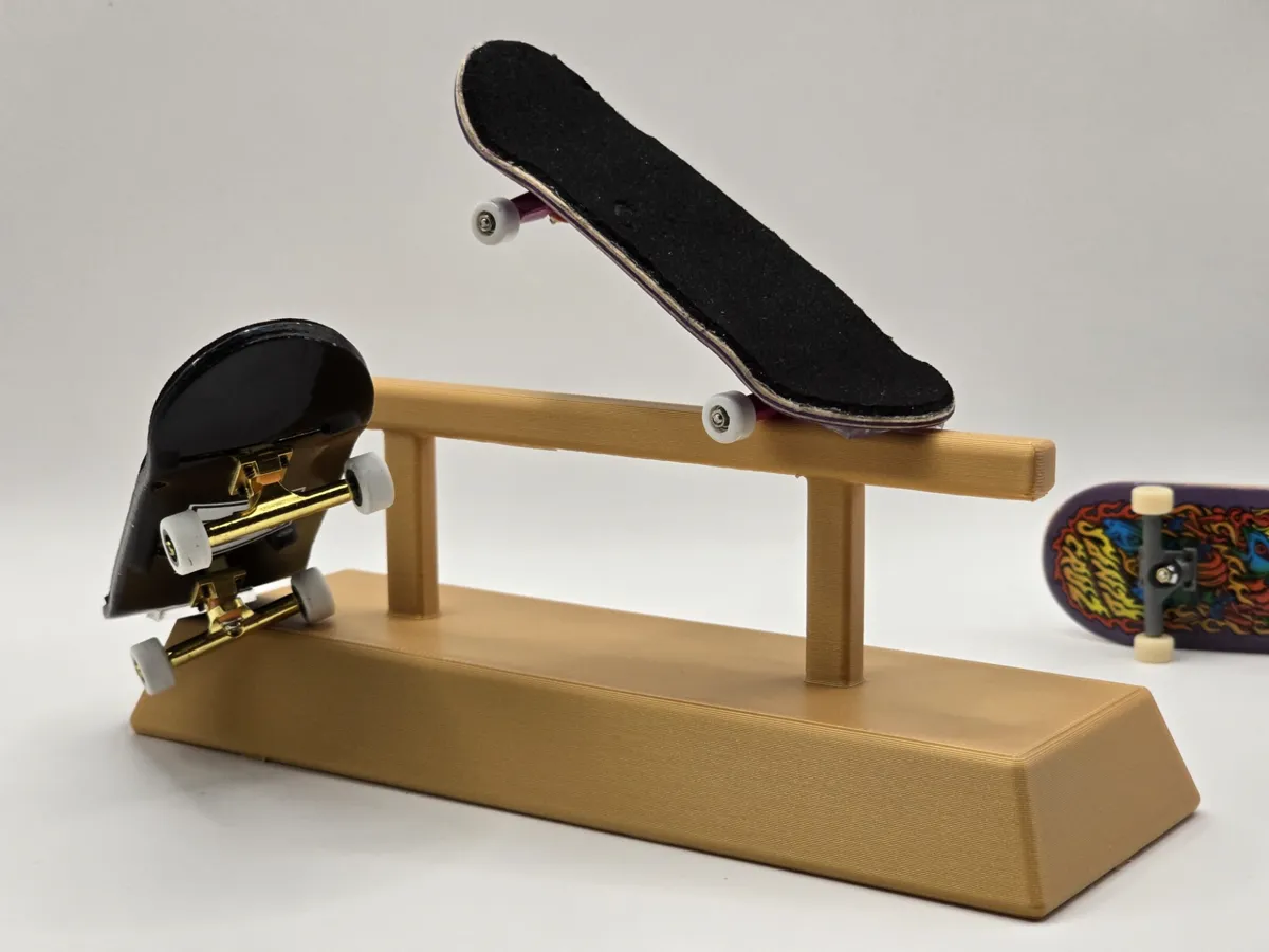 Fingerboard Rail Curb Ledge Skate Obstacl - Free 3D Print Model ...