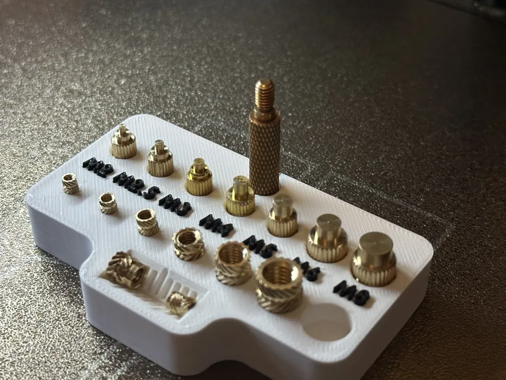 Heat insert tool and measure gauge by Not a nerd - MakerWorld