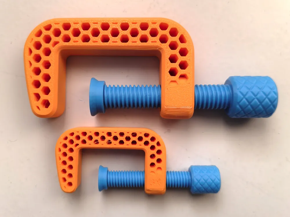 Mini C-Clamp - 3 sizes - Free 3D Print Model - MakerWorld