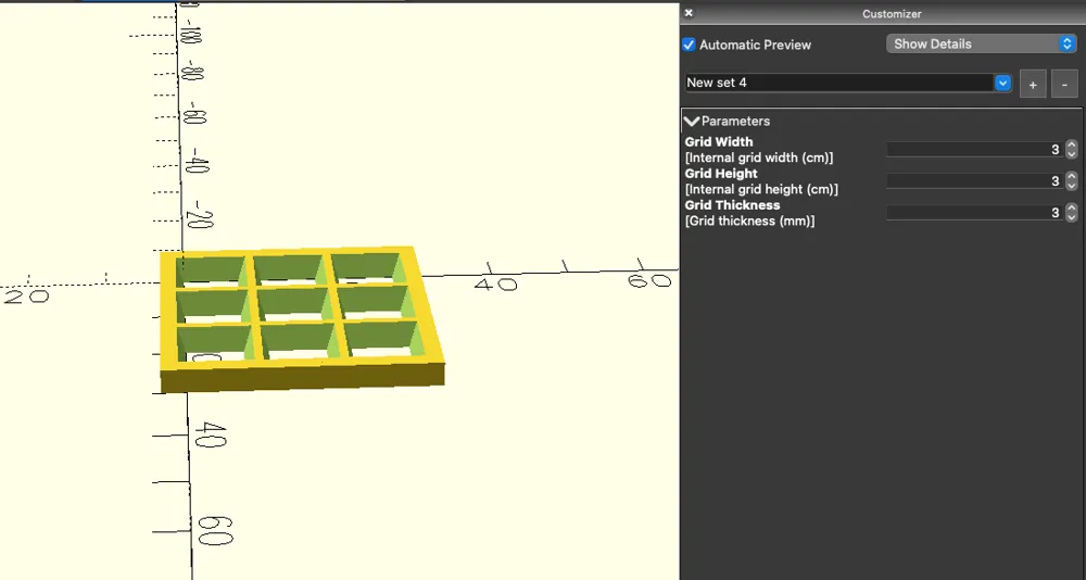 Customizable Grid for Containers and Organizers by Losco - MakerWorld