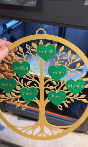 Family Tree – Personalizovaný rodokmen by 3D Tisk Topla MakerWorld ...