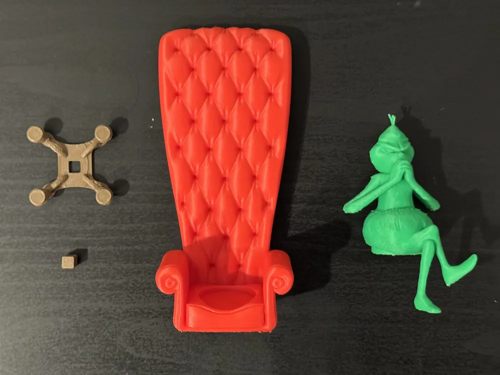 The Grinch: Big Red Chair Edition (No AMS) - Free 3D Print Model ...