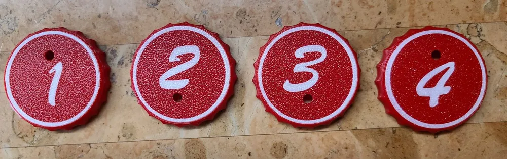 Fallout Nuka-Cola Bottle Caps AMS Lite Number Caps by NTWinterbottom ...