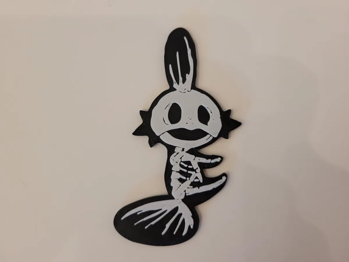 Llavero de Calavera de Esqueleto de Mudkip de Pokémon para Halloween ...