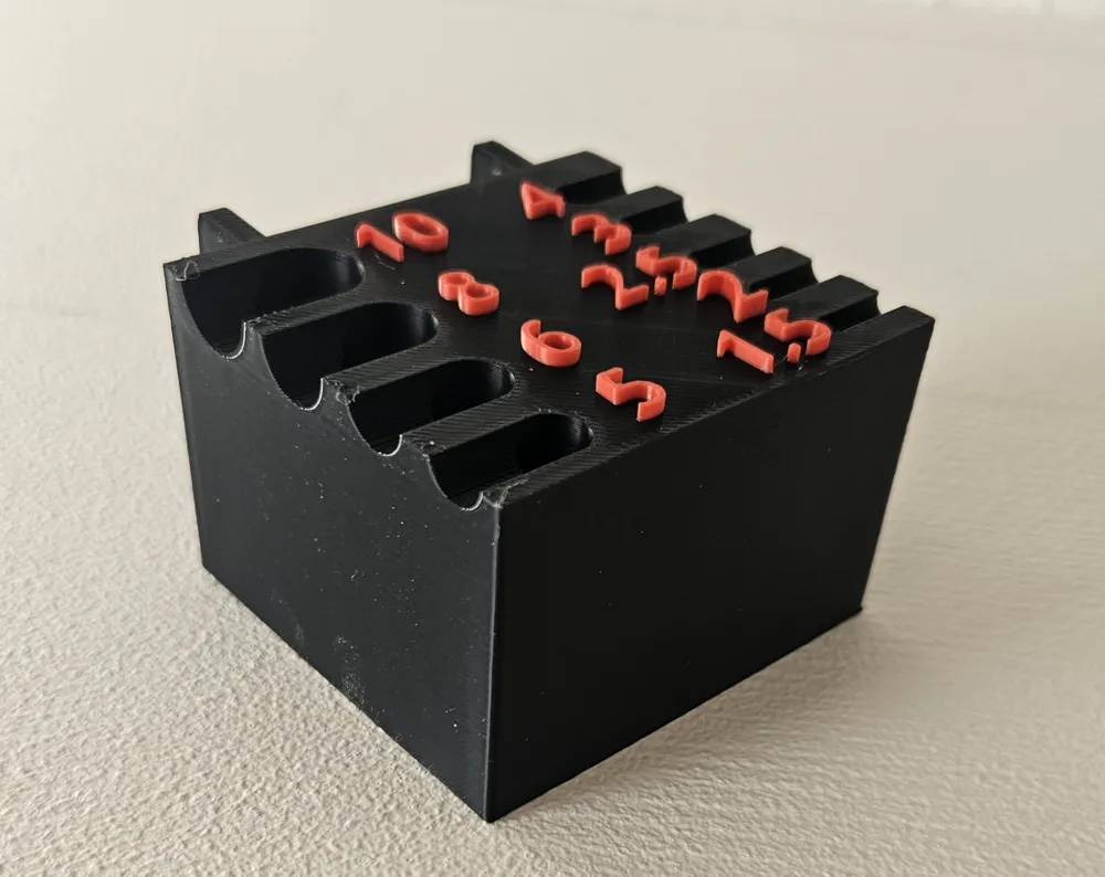 Skadis Hex Key Holder by pbjdkMakerWorld: Download Free 3D Models