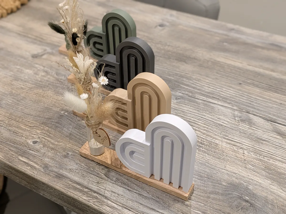 Rainbow-Heart - Free 3D Print Model - MakerWorld