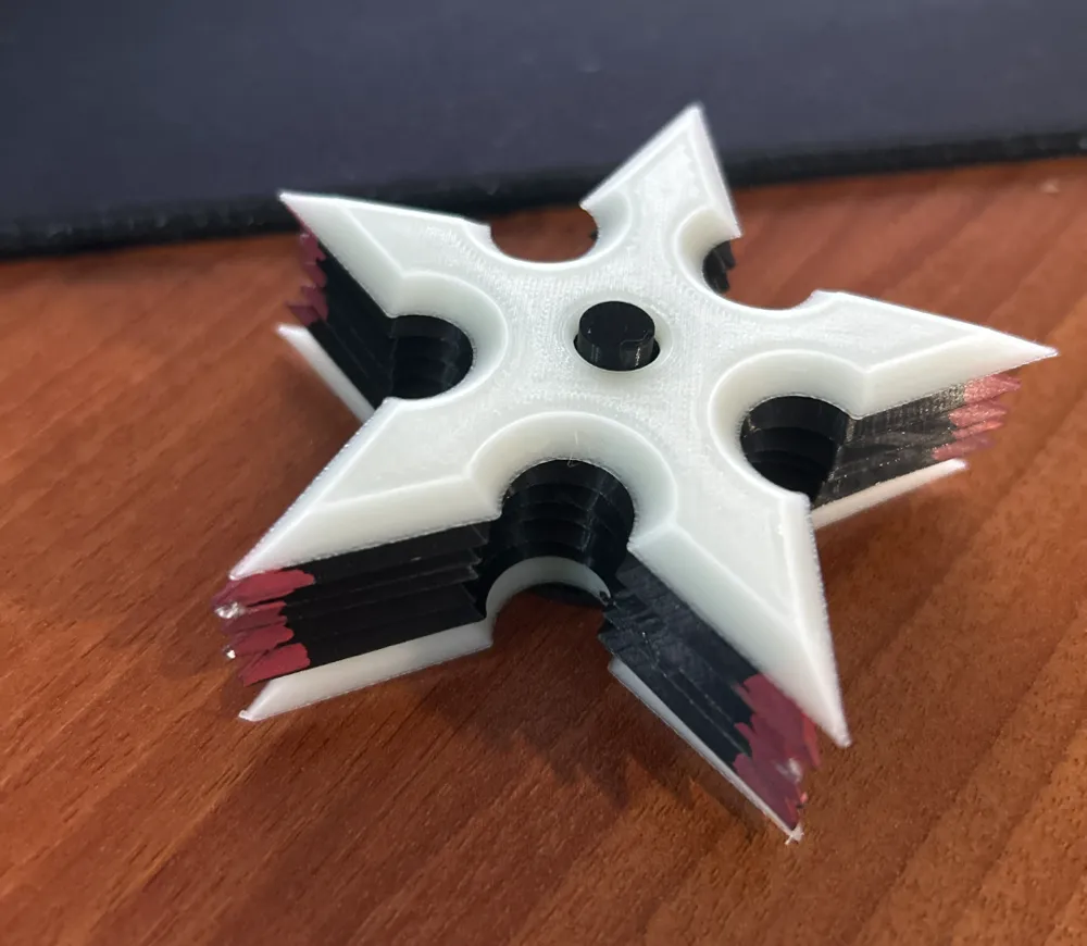 Ninja Star Stand-Multi-Colored Ninja Throwing Star - Free 3D Print ...
