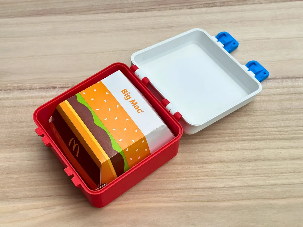 Wendy’s Burger Protector Case – Anti-Crush Box - Free 3D Print Model ...