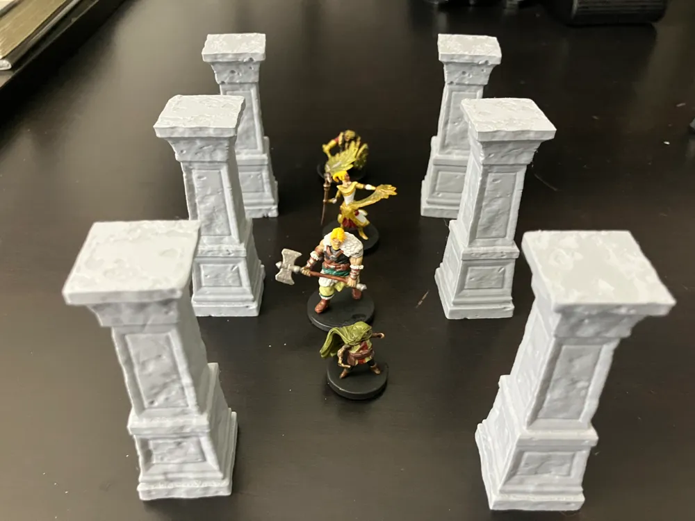 DND Dungeon Pillars Remixed by staslos MakerWorld: Download Free 3D Models