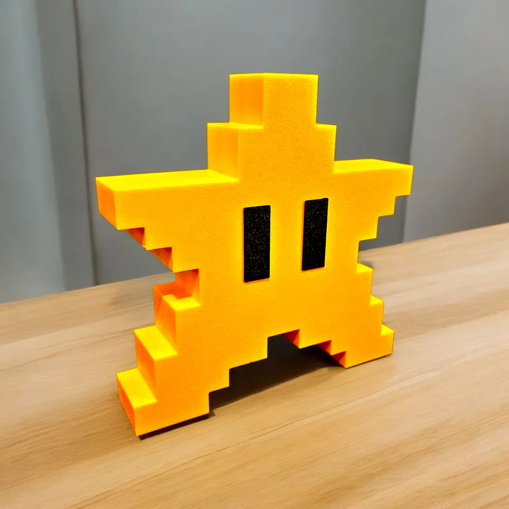 Pixel Christmas Star (LED Lamp Kit-001) - Free 3D Print Model - MakerWorld