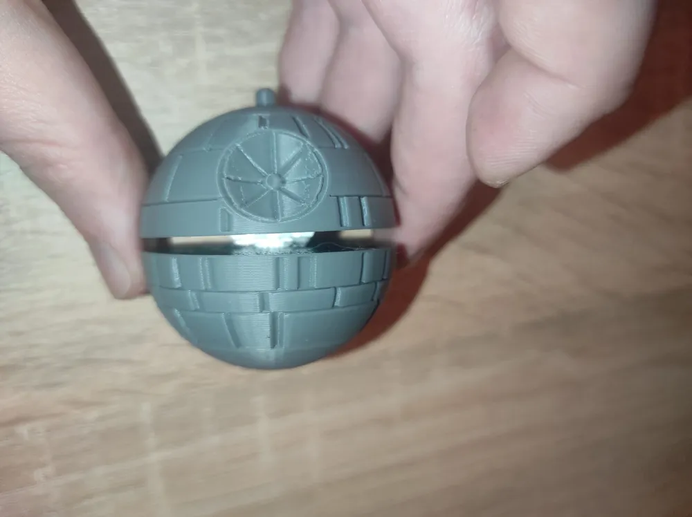 Star Wars Death Star Clicker fidget keychain by Infill3D MakerWorld ...