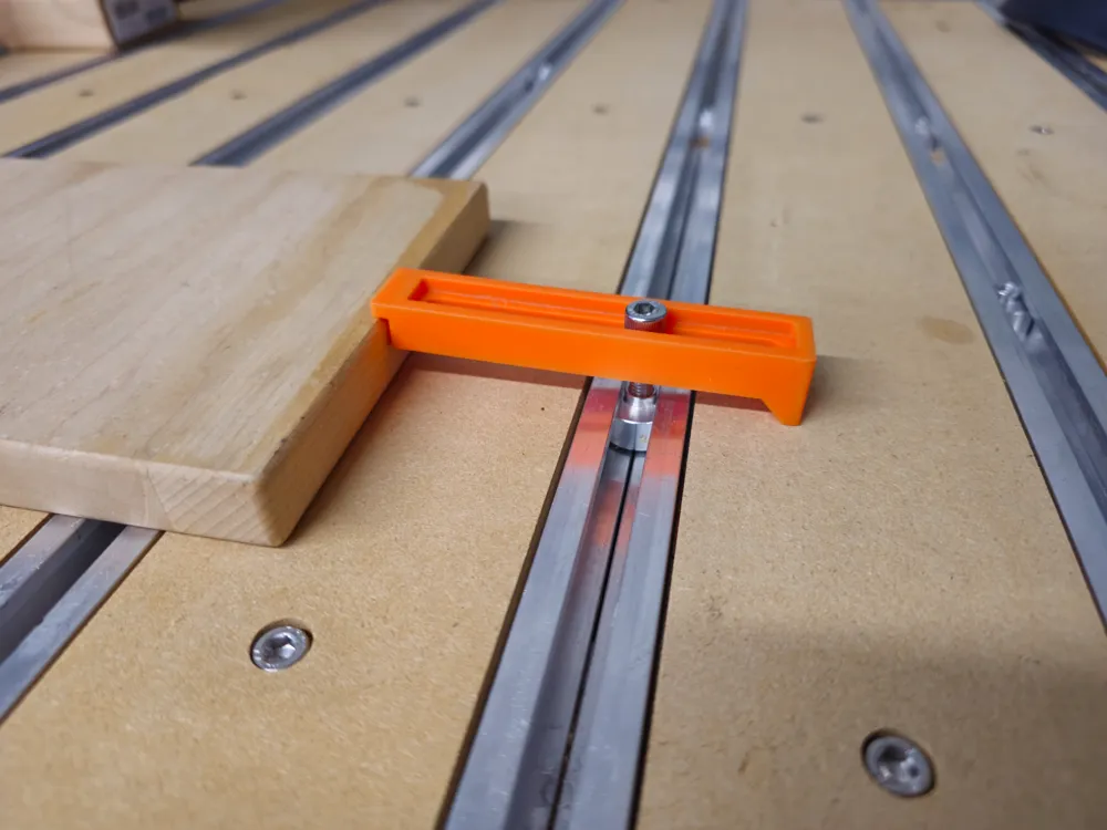 CNC - Hold Down Clamp - Fixturing - Back Stop by KnottySouthWoodworking ...