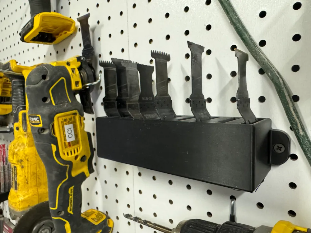 Multi-Tool Blade Holder/Wallmount by Montgomery Manufacturing - MakerWorld