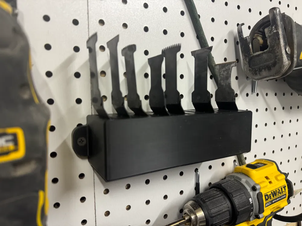 Multi-Tool Blade Holder/Wallmount by Montgomery Manufacturing - MakerWorld