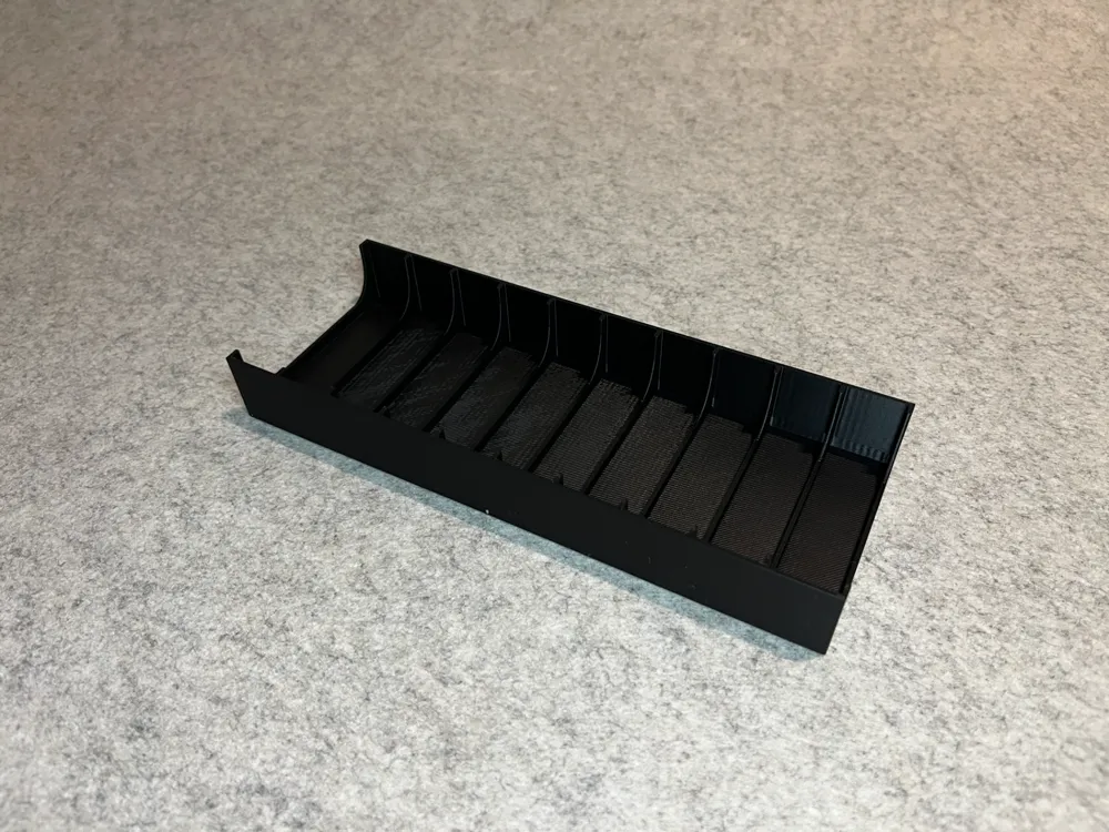 Simple stand for 10 cassette tapes by design3d - MakerWorld