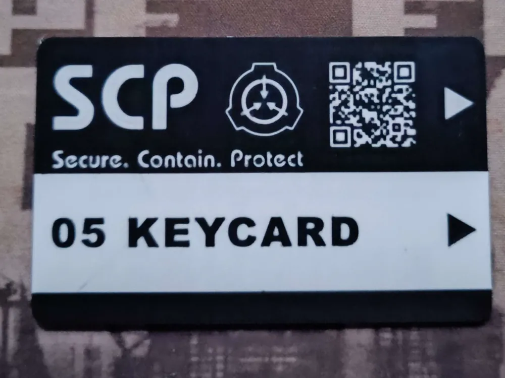 Black Keycard (SCP Foundation) by Adamko - MakerWorld