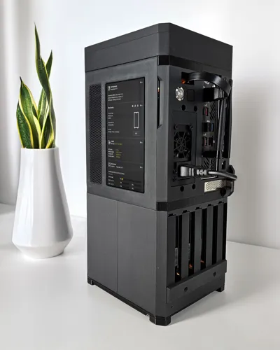 MASS - Stackable NAS ITX Enclosure by Haydn Bao MakerWorld: Download Free 3D Models