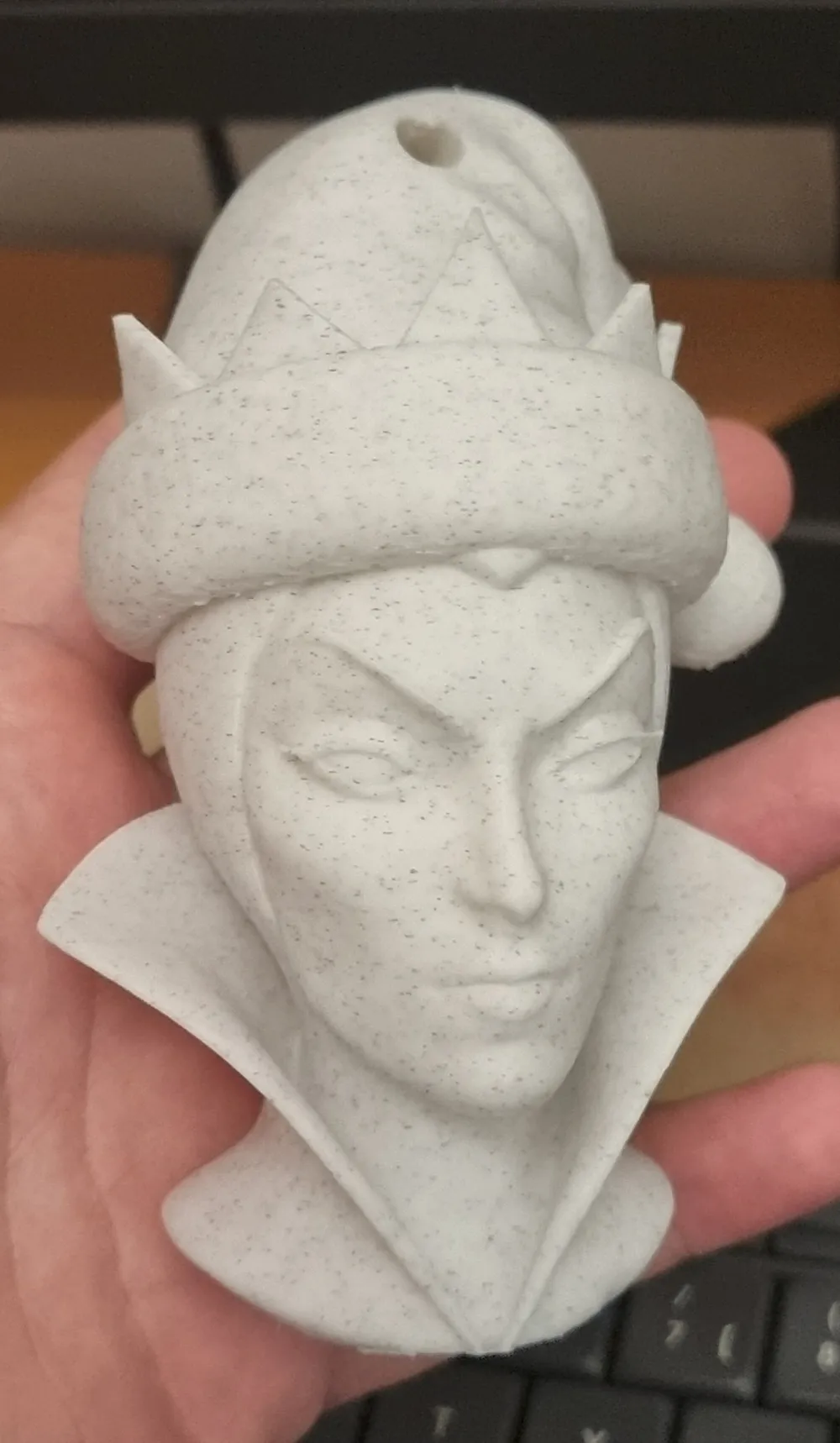 Witch from Snow White head christmas ornament - Free 3D Print Model - MakerWorld