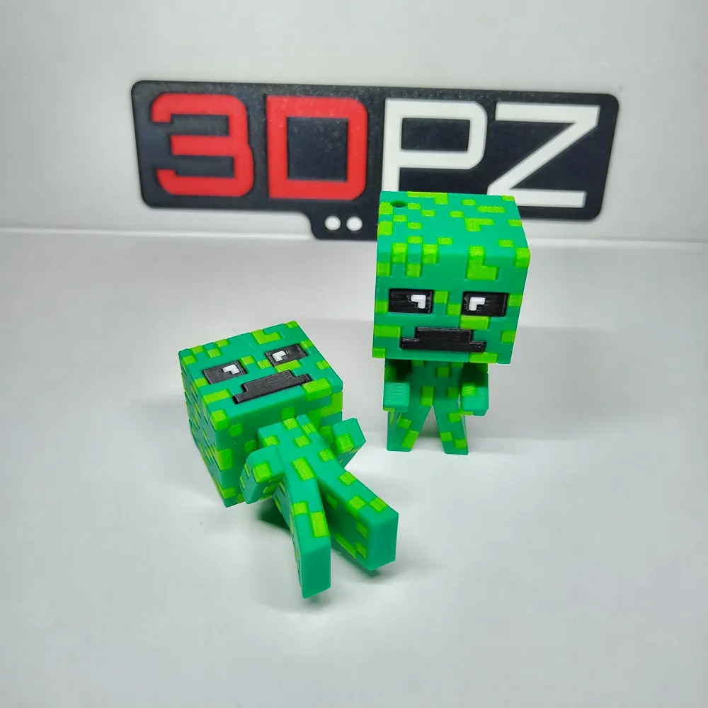 Minecraft Keychain Creeper - Free 3D Print Model - MakerWorld