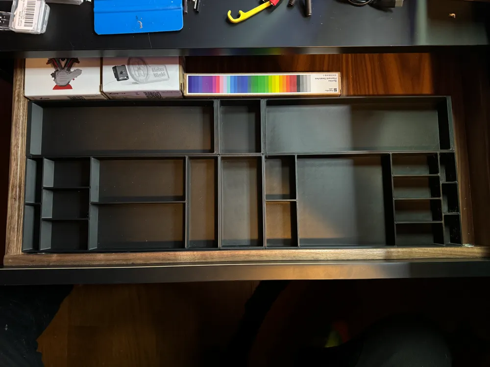 Desk Drawer Inserts Customizable by Melted Plastic - MakerWorld