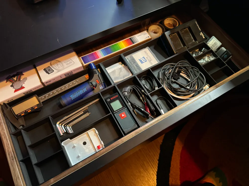 Desk Drawer Inserts Customizable by Melted Plastic - MakerWorld