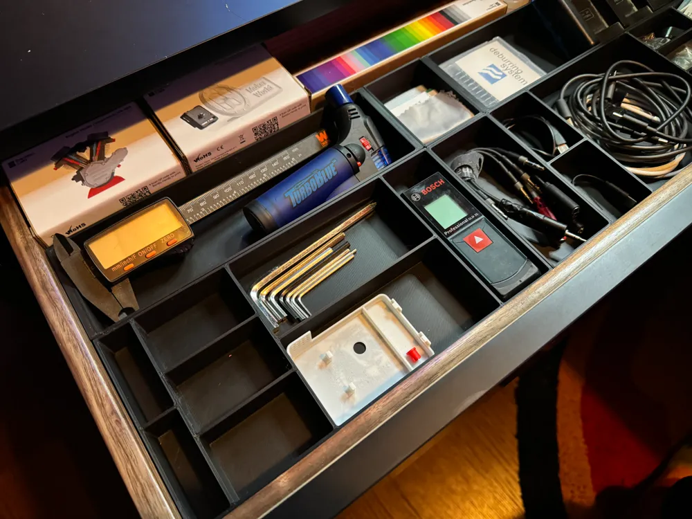 Desk Drawer Inserts Customizable by Melted Plastic - MakerWorld