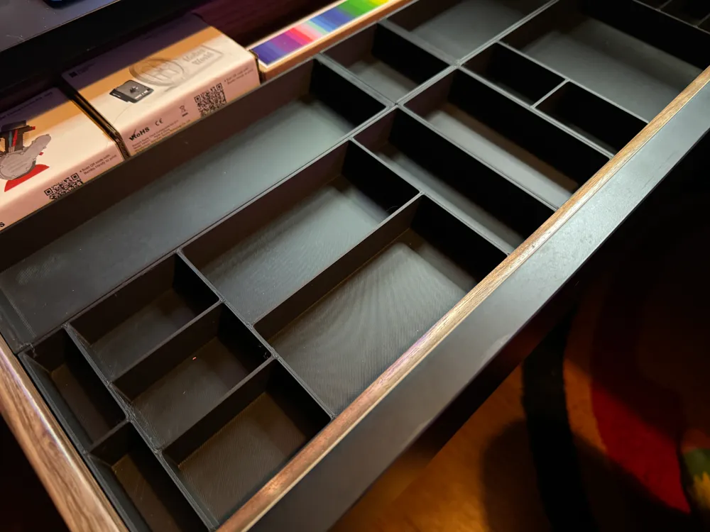 Desk Drawer Inserts Customizable by Melted Plastic - MakerWorld