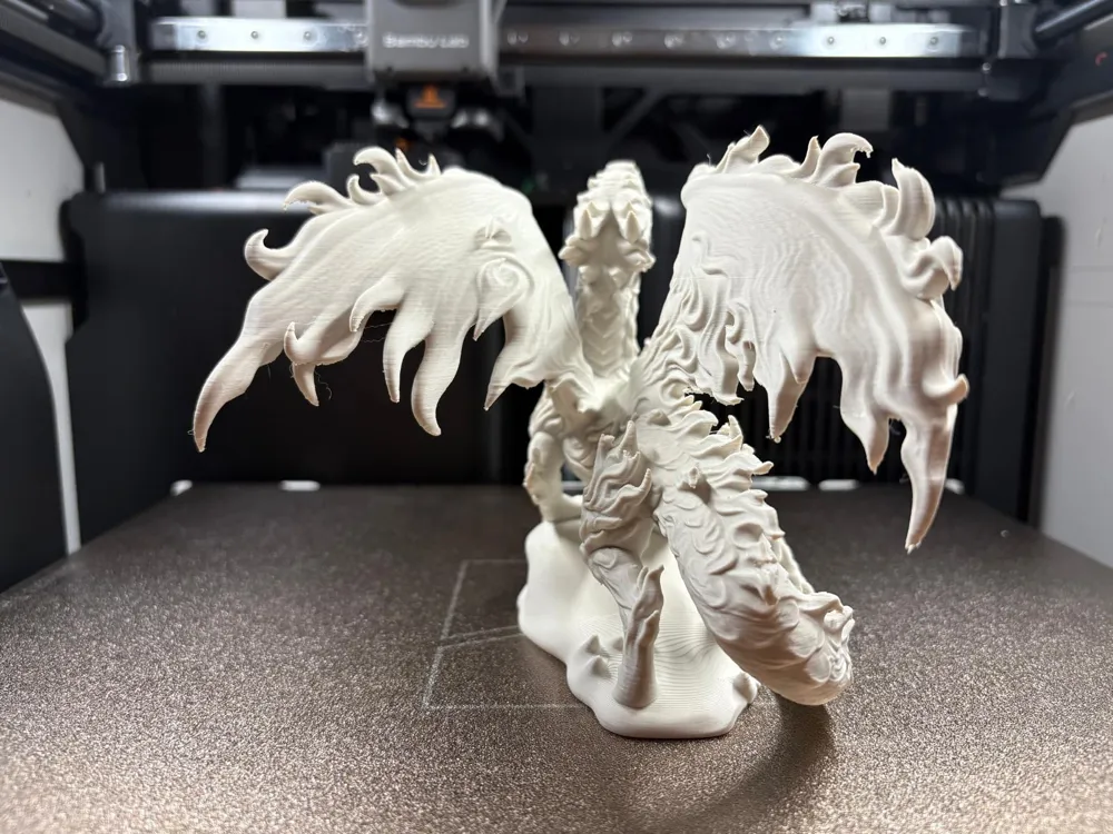 Flame DRAGON - Free 3D Print Model - MakerWorld