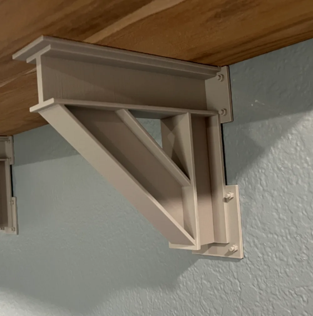 I-beam Shelf Bracket by qman312MakerWorld: Download Free 3D Models