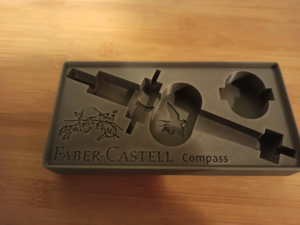 Gridfinity for Faber-Castell quick-set Compass by Behemothokun - MakerWorld