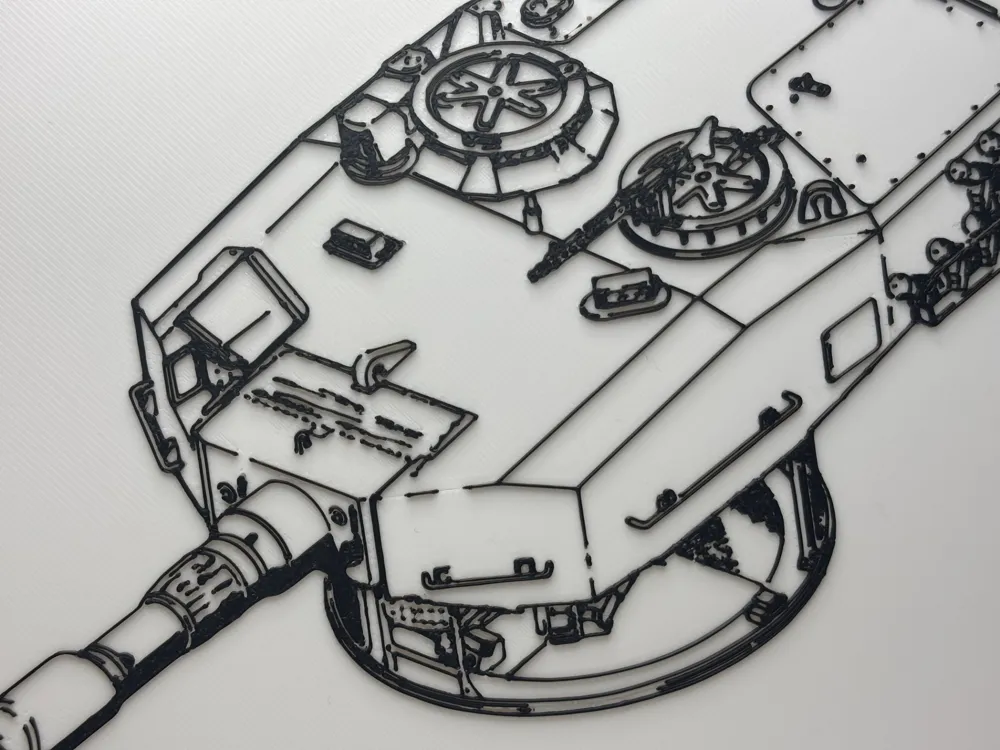 Leopard 2 Main Battle Tank 120mm Turret Blueprint by PaperPlaneLab ...