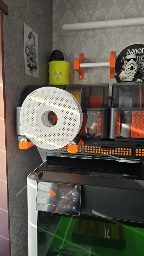 SPOOL HOLDER H2D Dual AMS 2 Pro Shelf - H2Dual AMS by 3DMetalCave ...