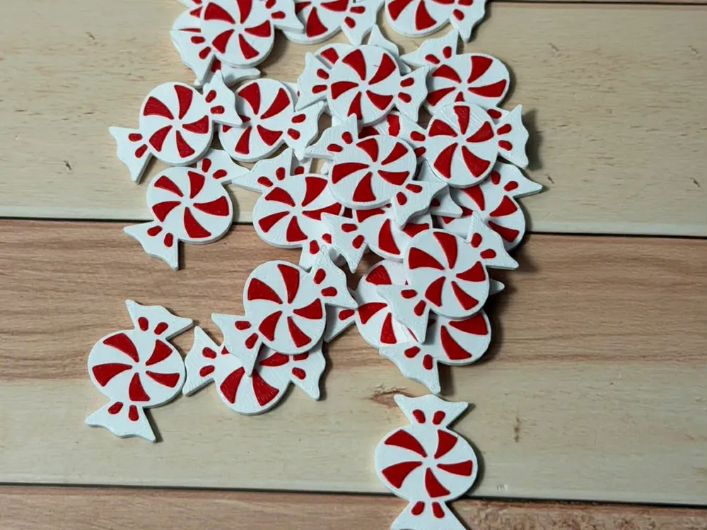 Miniature Peppermint Candies by FoxandFilament MakerWorld: Download ...