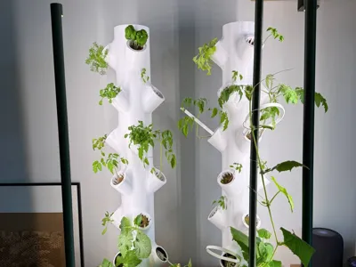 smart modular hydroponic tower by Pascal MakerWorld: Download Free 3D ...