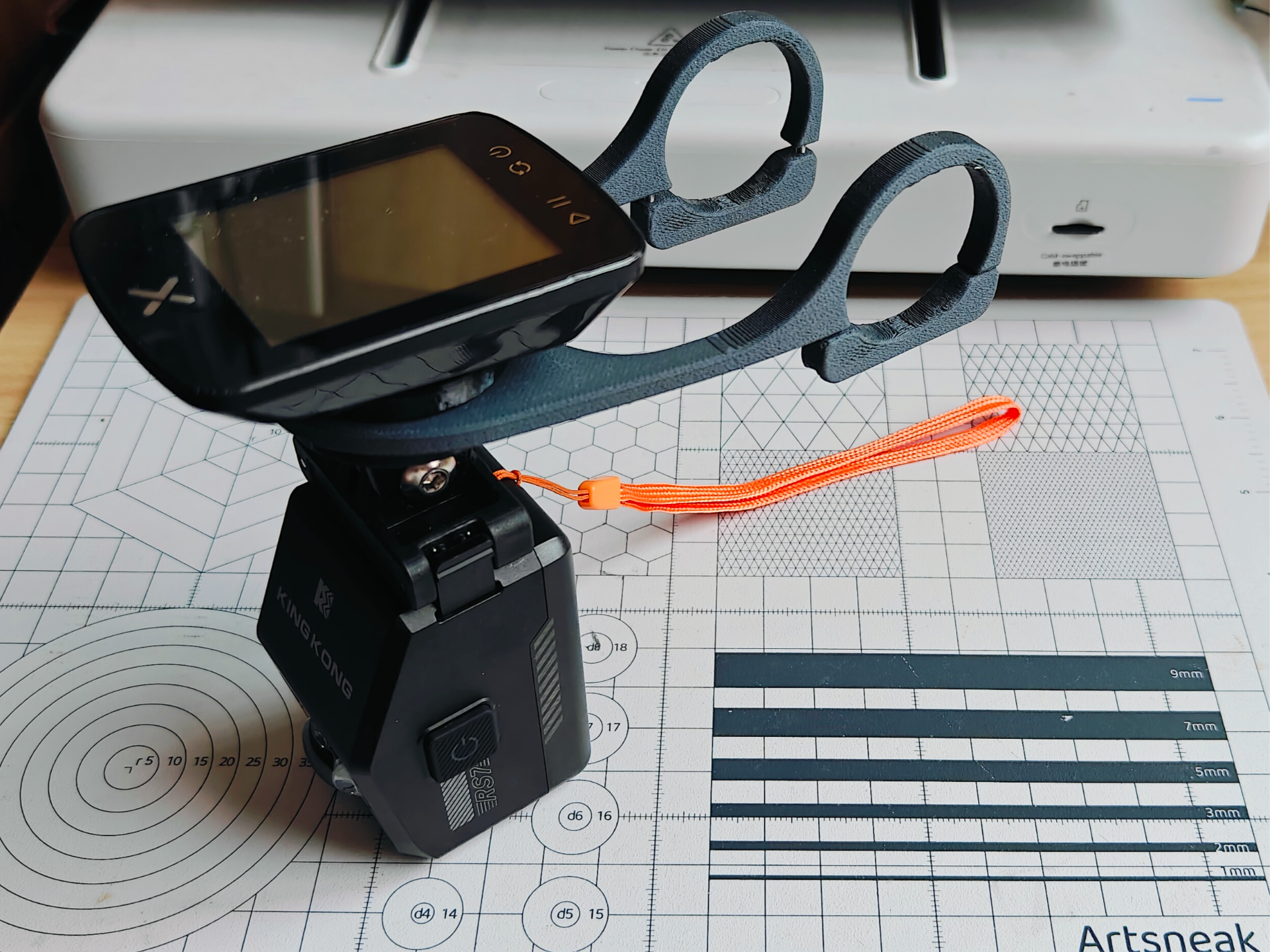 A Lighter and More Stable Cycle Computer Mount by 晚风抚桃影 MakerWorld ...
