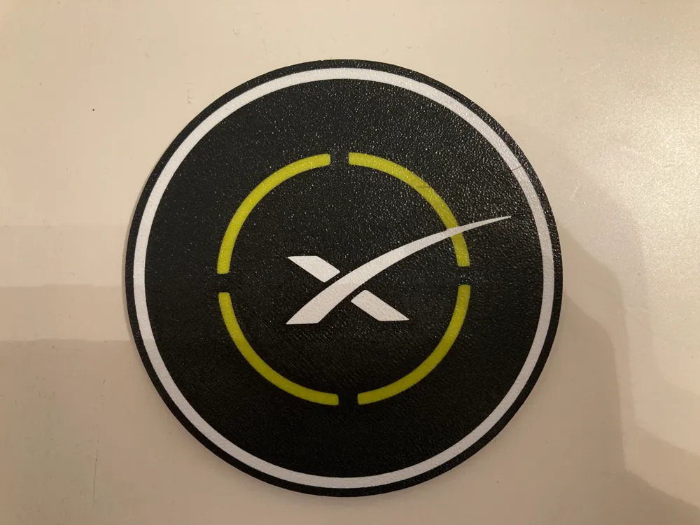 SpaceX Landing Area - coaster by jakubhroch - MakerWorld