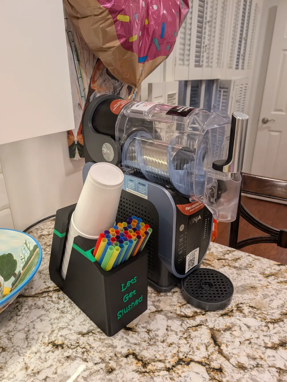 Cup and Straw Stand - Free 3D Print Model - MakerWorld