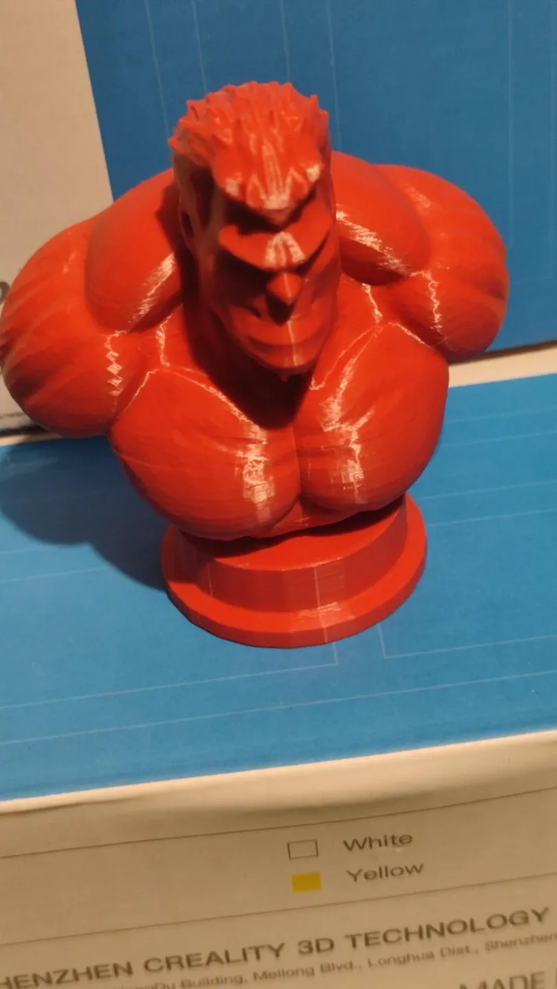 Bust Red Hulk (MARVEL) by SwotariCZMakerWorld: Download Free 3D Models