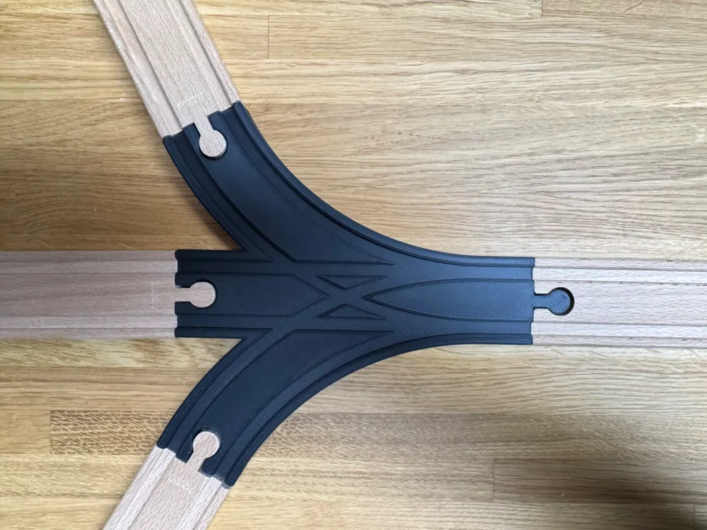 Brio / IKEA Train Track 3-Way Switch by JS 3D printing MakerWorld ...