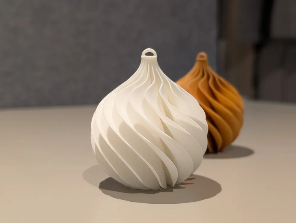 Parametric Christmas Tree Bauble (Single Print) by Mini Maker Lab ...