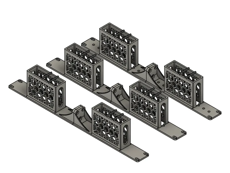 Teltonika TRB500 19英寸机架安装 - 免费 3D 打印模型 - MakerWorld