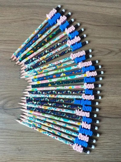 Pencil Names by manowar84MakerWorld: Download Free 3D Models