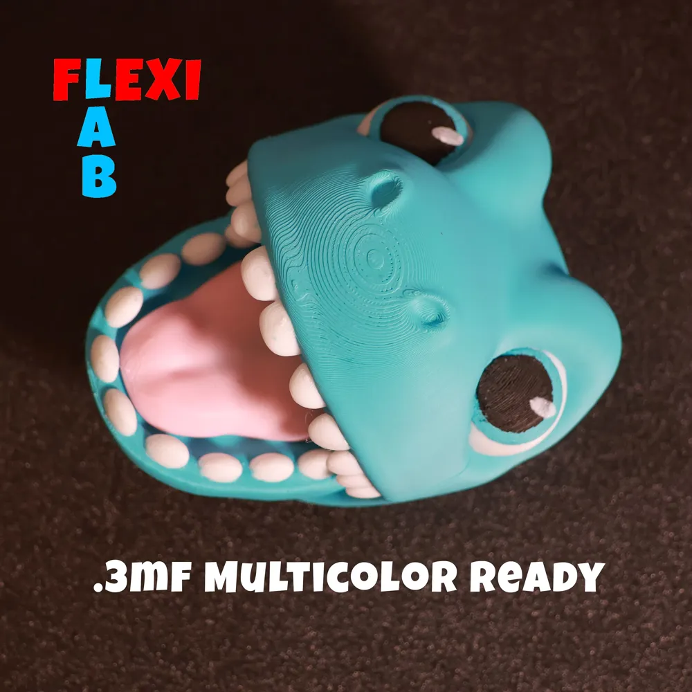 Flexi Dino Rex Hand Puppet Toy Articulated - Free 3D Print Model ...